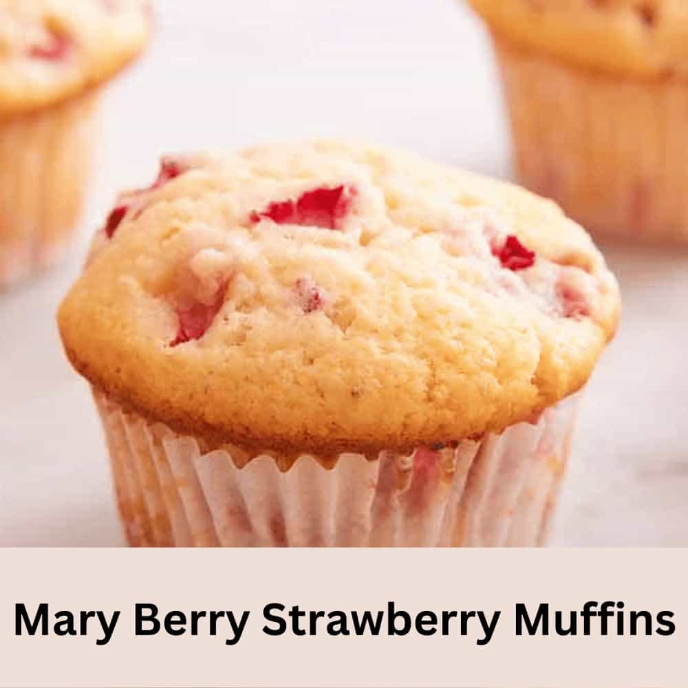 🍓 Mary Berry Strawberry Muffins Recipe - Summer's Sweetest Bite!