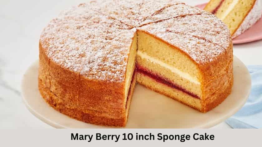 Mary Berry 10 inch Sponge Cake Recipe - British Recipes Book