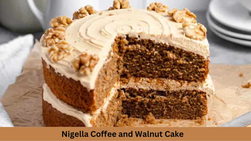 Easy Nigella Coffee and Walnut Cake Recipe - British Recipes Book